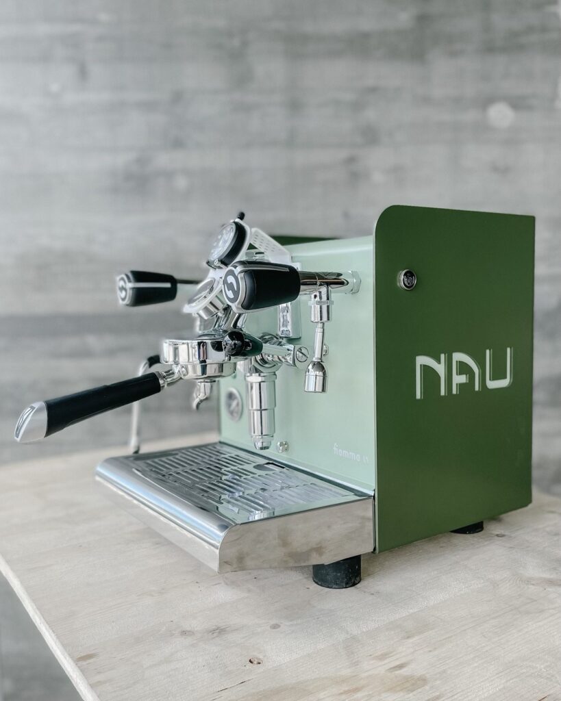 Nau Classica, Green- Fiamma Espresso Coffee Machine - 1 group - VLO